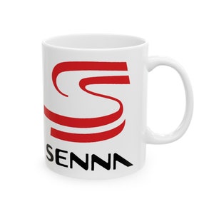 Ayrton Senna Brazilian Racing Legend 11oz Coffee Tea White Mug - Etsy