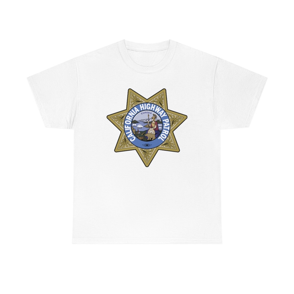 Chips California Highway Patrol Logo Men's T-shirt Size S to 3XL - Etsy