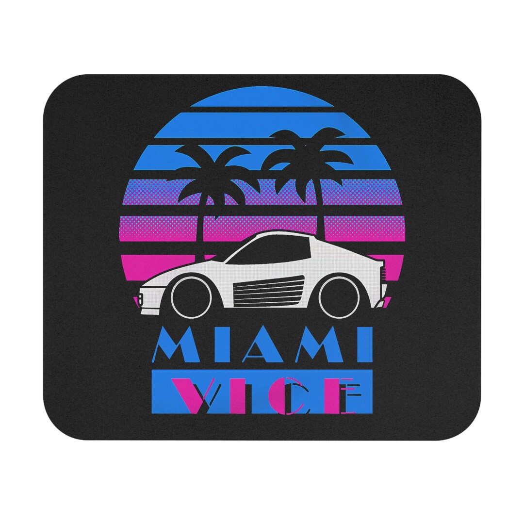 Miami Vice TV Series Classic Logo Mousepad - Etsy