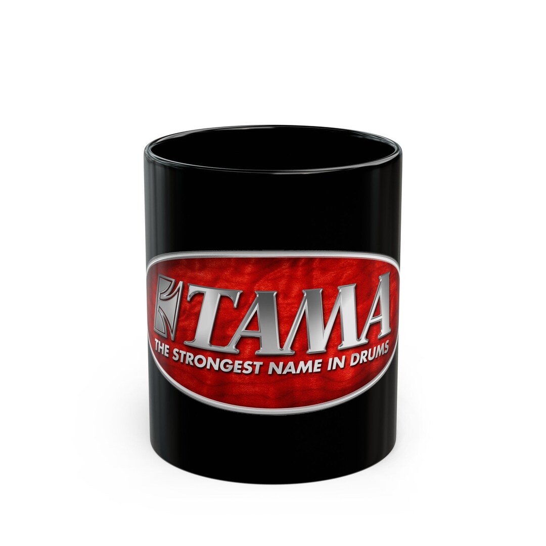 Tama Drum Logo 11oz Coffee Tea Black Mug - Etsy