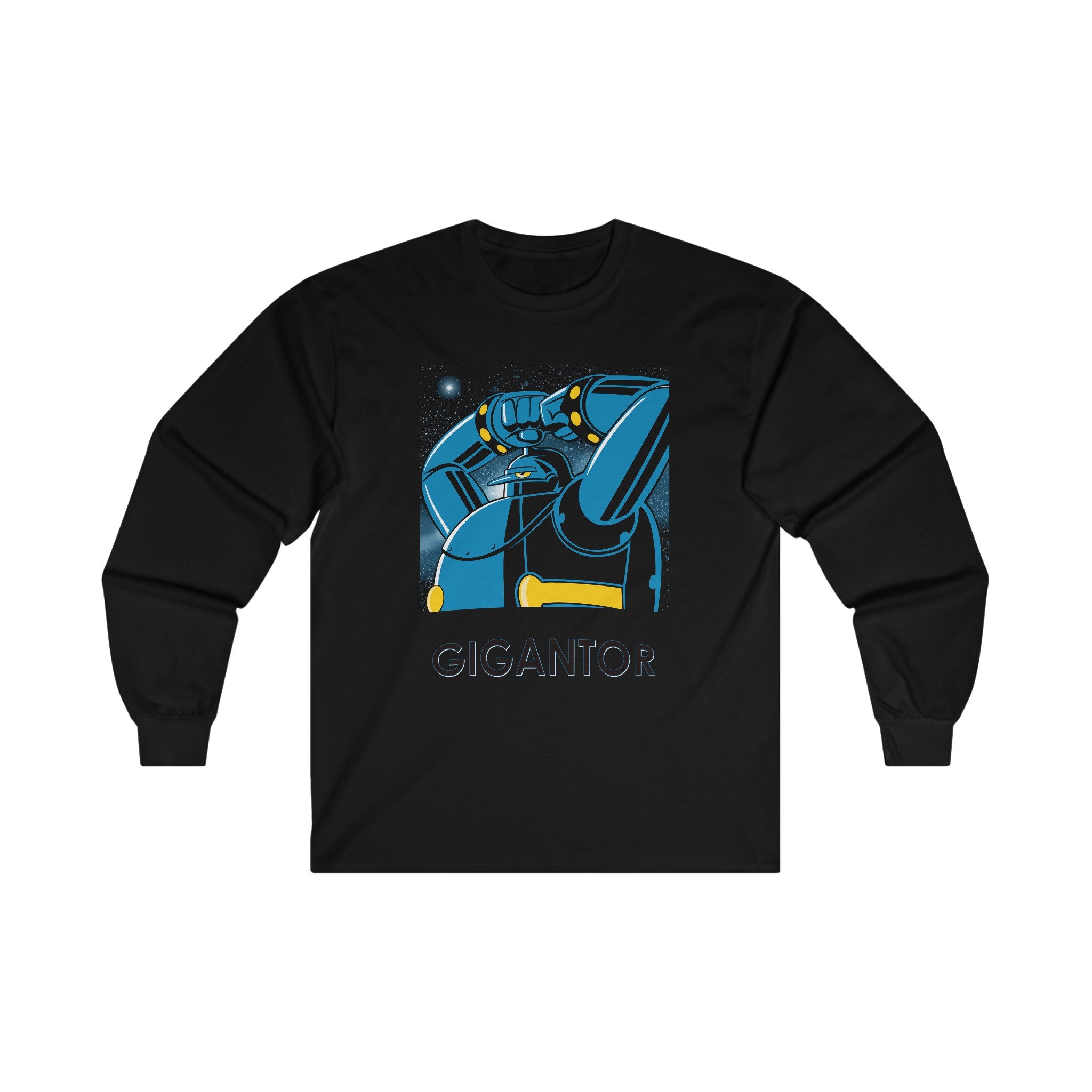 Gigantor Retro Robot Logo Men's Long Sleeve T-shirt Size S to 2XL - Etsy