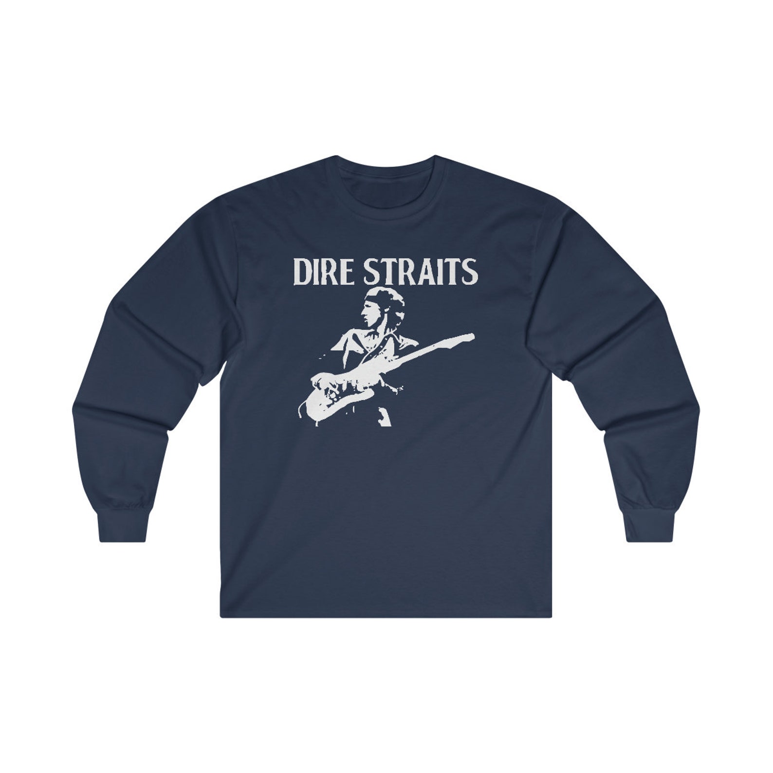 Dire Straits Logo Men's Black Long Sleeve T-shirt Size S - Etsy