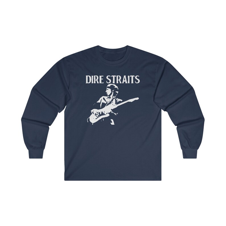 Dire Straits Logo Men's Black Long Sleeve T-shirt Size S - Etsy