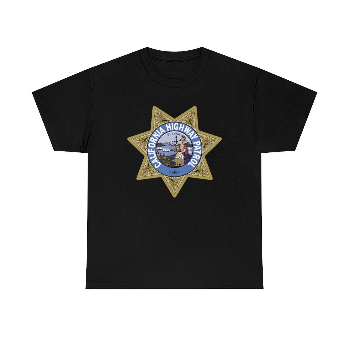 Chips California Highway Patrol Logo Men's T-shirt Size S to 3XL - Etsy