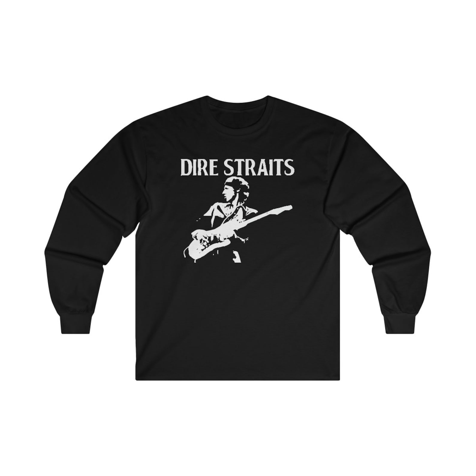 Dire Straits Logo Men's Black Long Sleeve T-shirt Size S - Etsy