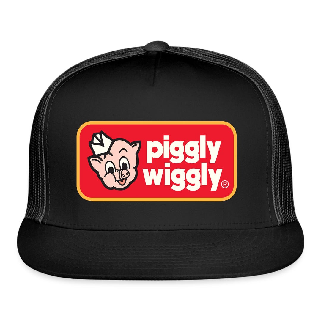 Piggly Wiggly Grocery Logo Trucker Hat - Etsy Piggly Wiggly Grocery Logo Trucker Hat - Etsy
