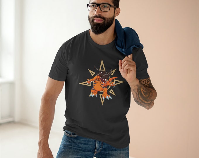 Greymon Crest Logo Digimon Cartoon Men's T-shirt Size S to 3XL - Etsy