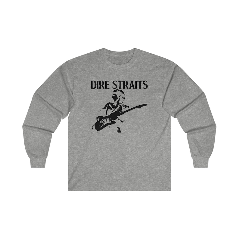 Dire Straits Logo Men's Black Long Sleeve T-shirt Size S - Etsy