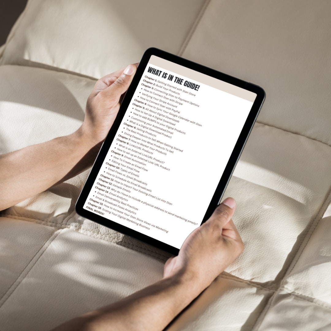 Beginners Guide to Stan Store Email Automation Ebook With MRR PLR Done ...