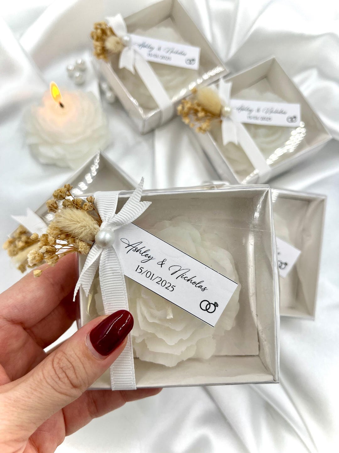 Handcrafted Wedding Favors, Pretty Wedding Guest Gifts, Personalized ...