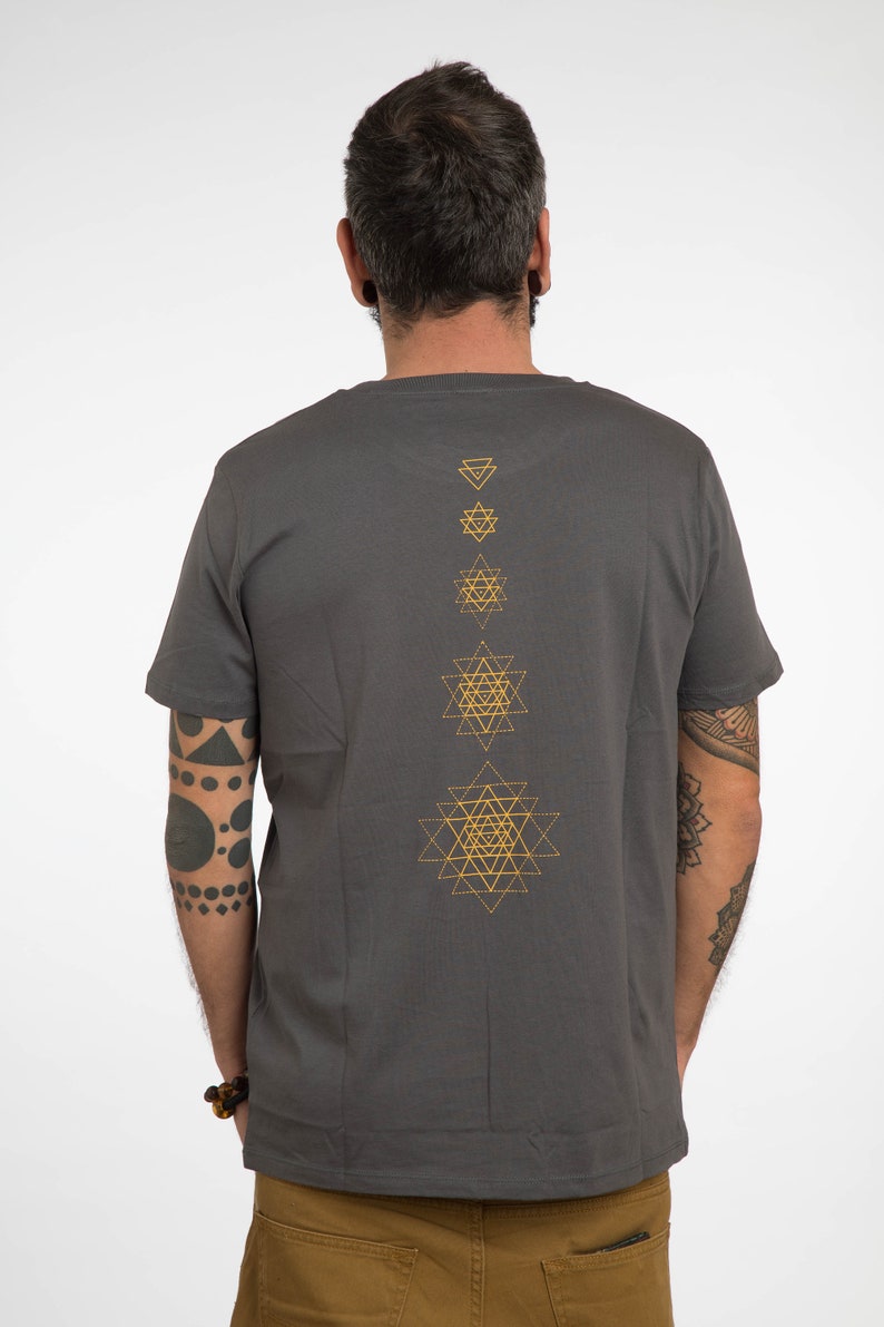 Yantra T-shirt, Sacred Geometry, Mandala, Meditation, Yoga Clothes ...