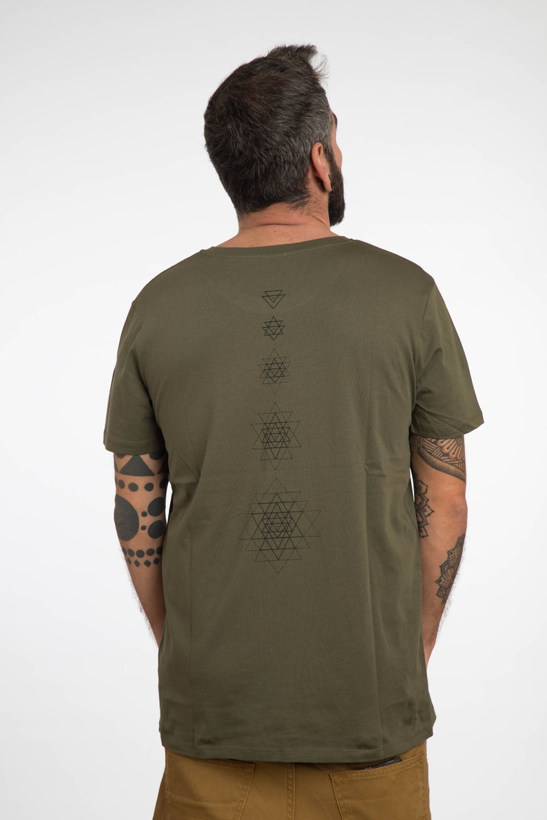 Yantra T-shirt, Sacred Geometry, Mandala, Meditation, Yoga Clothes ...