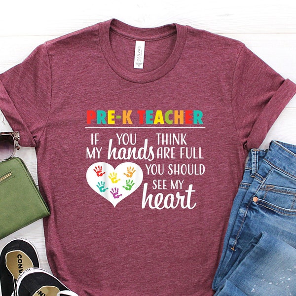 Pre K Teacher Shirt - Etsy
