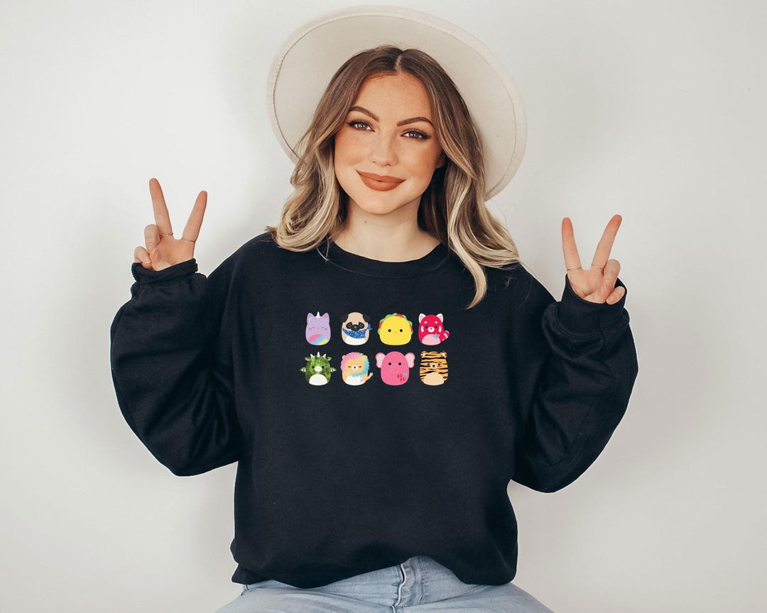Squishmallow Sweatshirt, Squish Squad Sweatshirt, Cute Squishmallow ...