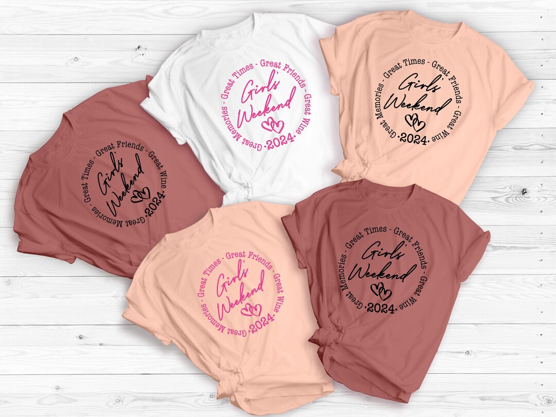 Girl's Weekend 2024 Apparently We're Trouble When We're Together Shirt ...