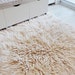 Shaggy Wool Rug, Natural Tufted Area Rug, Modern Scandinavian Wool Rug ...