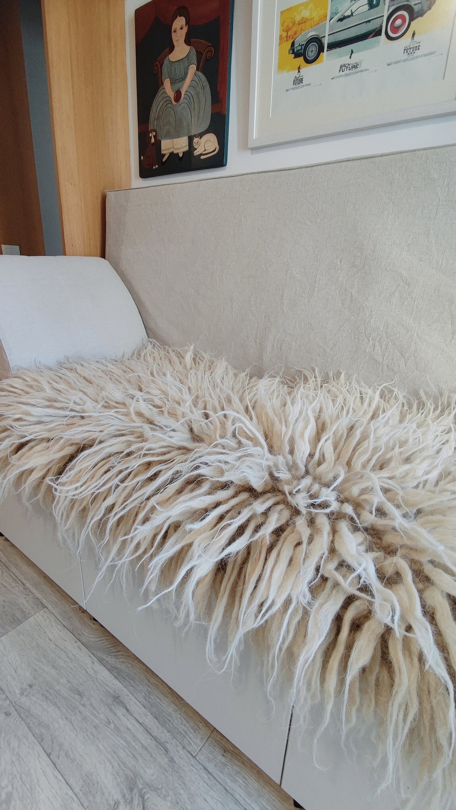 Shaggy Rug, Fluffy Carpet, Wool Shaggy Area Rug, Hand Tufted Rug ...