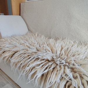 Shaggy Rug, Fluffy Carpet, Wool Shaggy Area Rug, Hand Tufted Rug ...