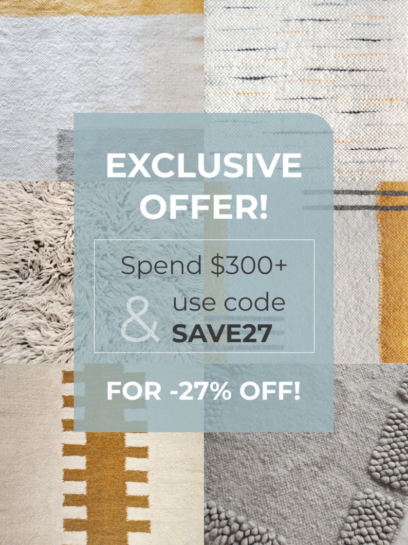 Fluffy Tufted Rug With Fur Accents, Shaggy Flokati Rug, Wool Rug for ...