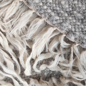 Shaggy Rug, Fluffy Carpet, Wool Shaggy Area Rug, Hand Tufted Rug ...