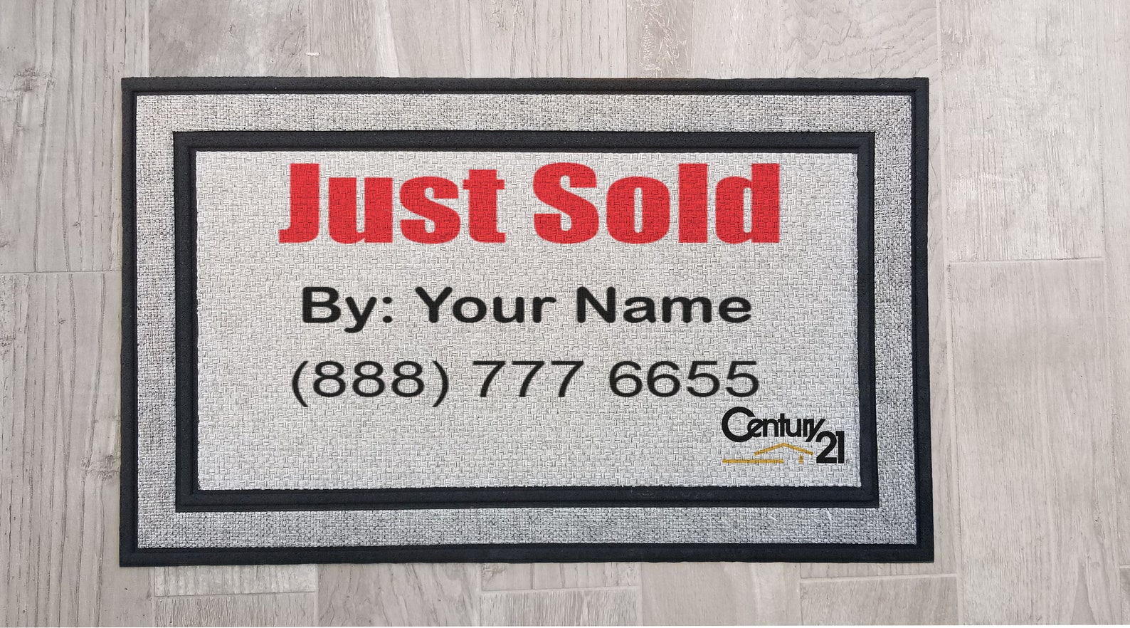 Custom Realtor Print Image Logo Entry Door Mat Doormat Floor | Etsy