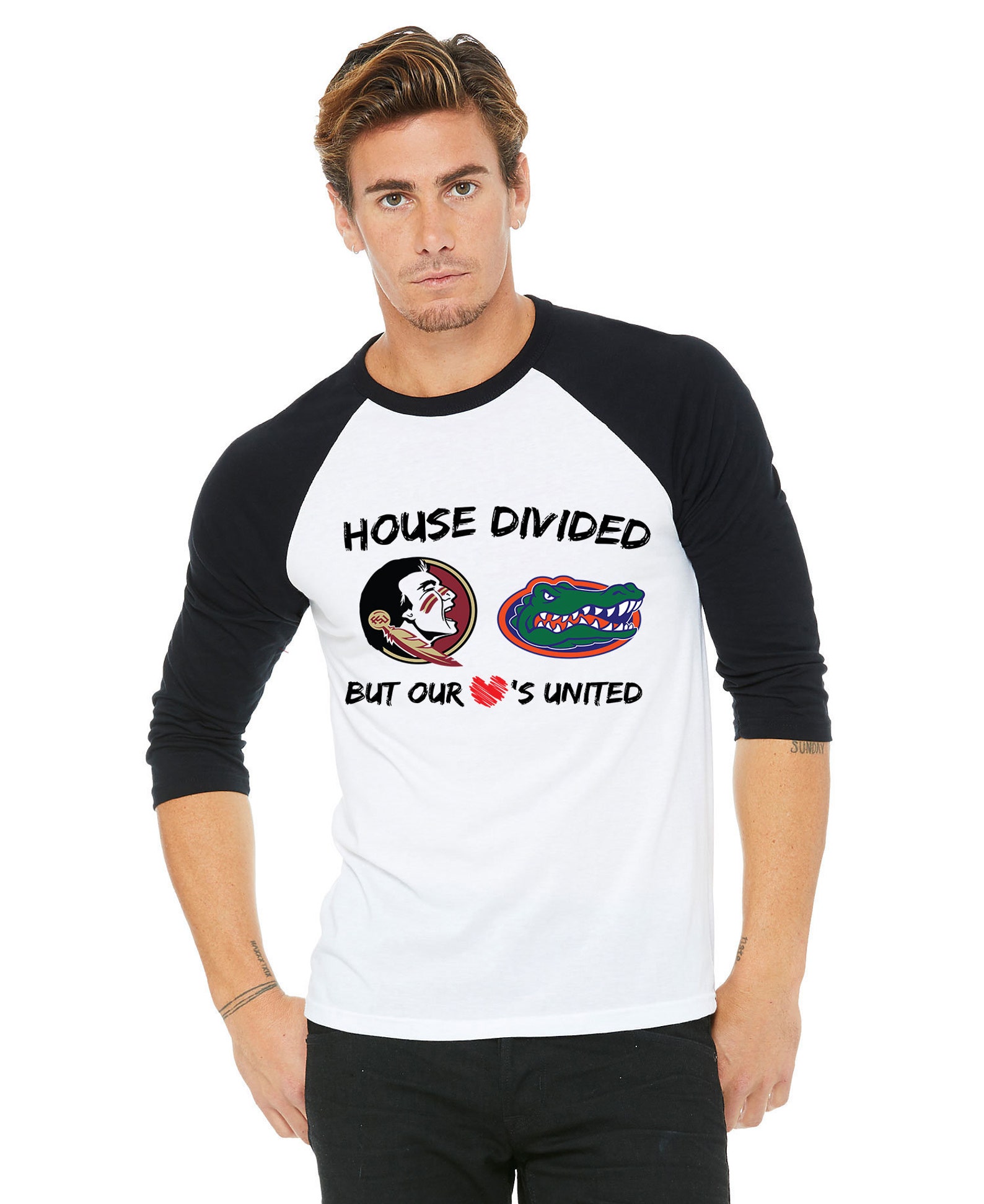 House Divided Custom Made Print Sport Teams T Shirt Tee Logo - Etsy
