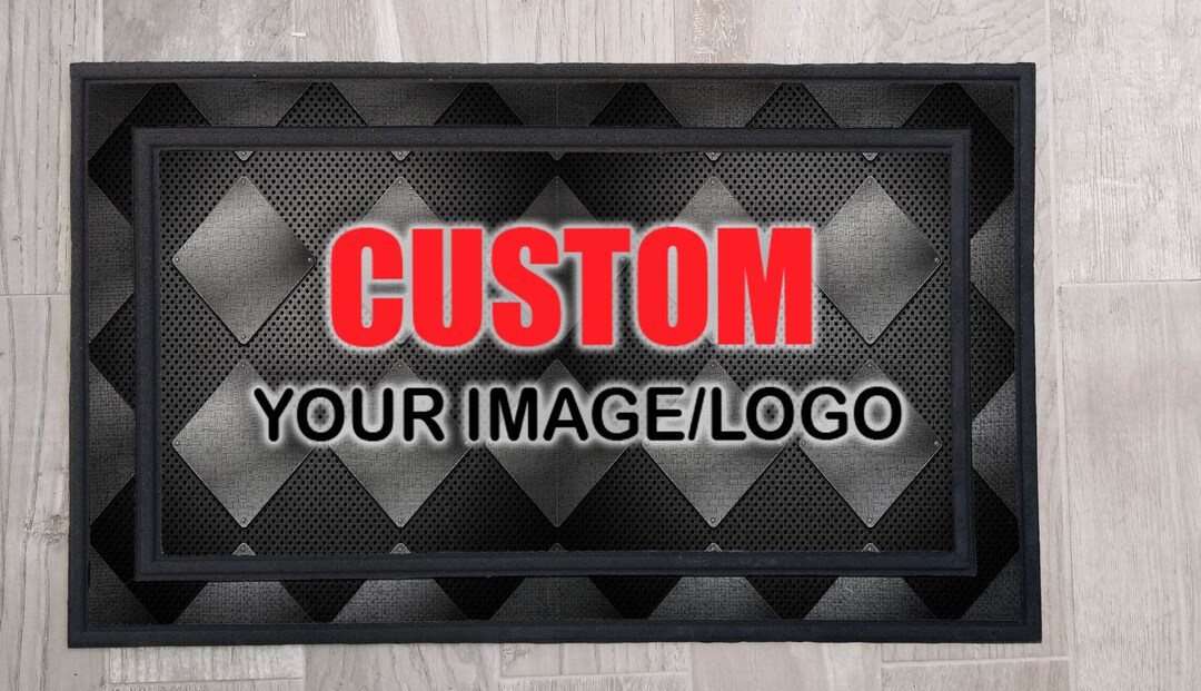 Custom Print Image Logo Photo Entry Door Mat Doormat Floor Heavy Duty ...