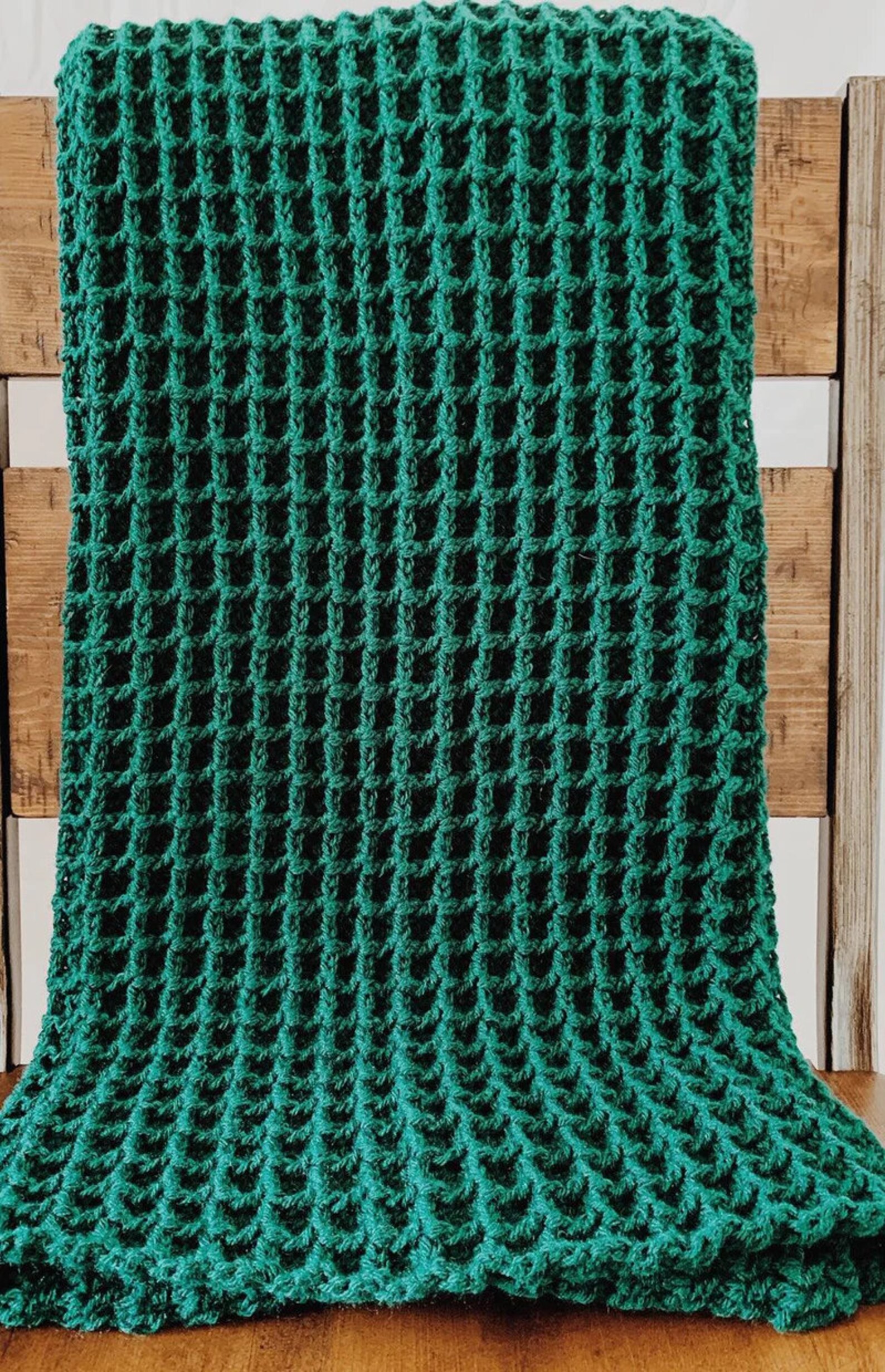 Crochet Waffle Stitch Blanket Pattern Crochet Afghan Pattern - Etsy