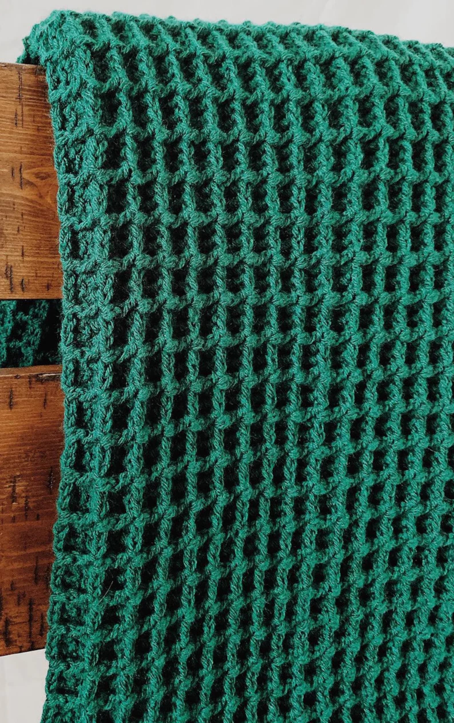 Crochet Waffle Stitch Blanket Pattern Crochet Afghan Pattern - Etsy