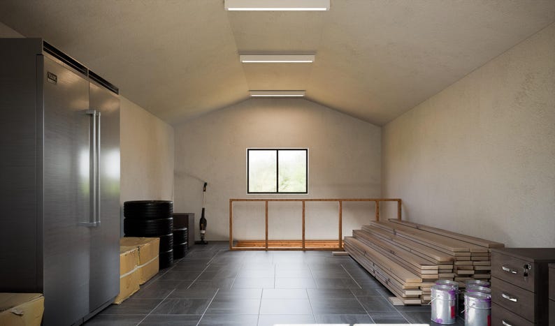 Gambrel Roof Garage Plans With Loft - DIY Two-car Barn Style Garage - Etsy