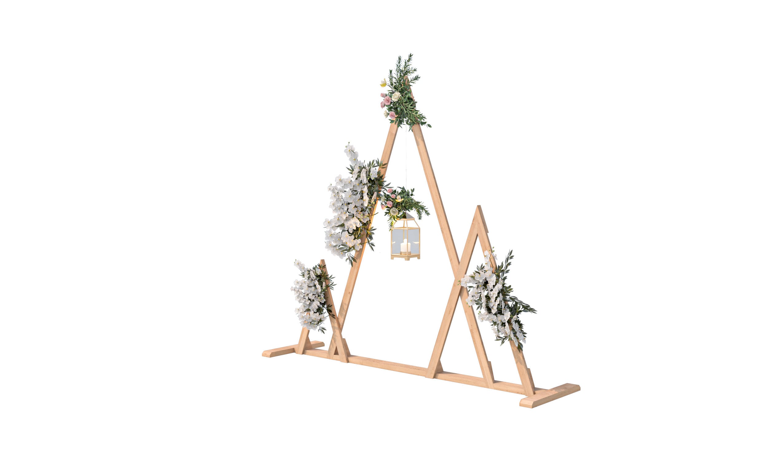 DIY Triple Triangle Frame Wedding Arch Plans PDF - Etsy Australia