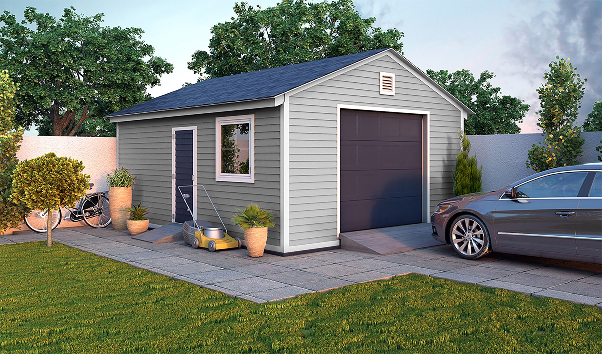 16x20 Garage Shed Plan - Etsy