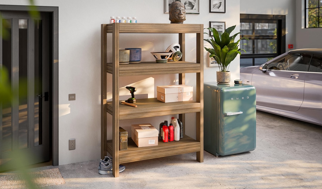 2x4 Garage Storage Shelves Plans (PDF) - Etsy