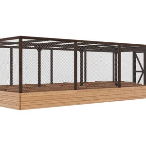 16x32 Raised Garden Bed Plans With Deer Fence - Large DIY Garden Beds ...