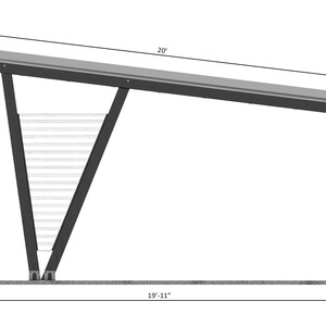 Free Standing Lean to Carport Plans – DIY Slanted Roof Car Shelter With ...
