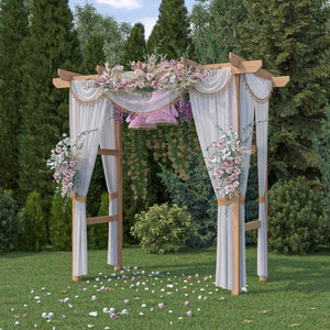 DIY Coffin Frame Wedding Arch Plans for Wedding Decoration PDF ...