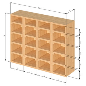 2x8 Garage Shelves Plans (PDF) - Etsy