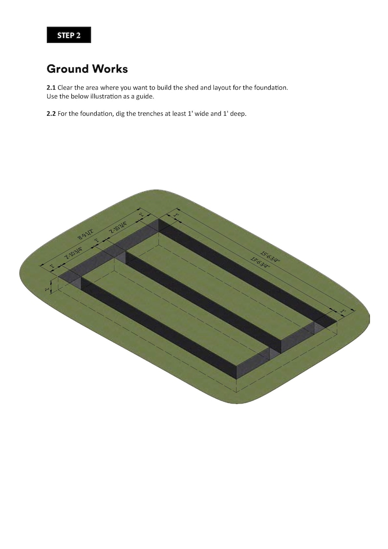 8x15 DIY Greenhouse-shed Plans With Gardening Shelves - Etsy