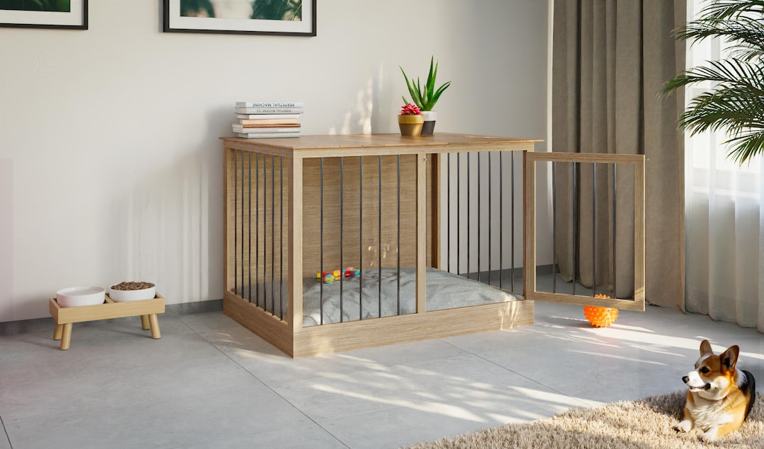 DIY Wooden Dog Crate Plans PDF - Etsy