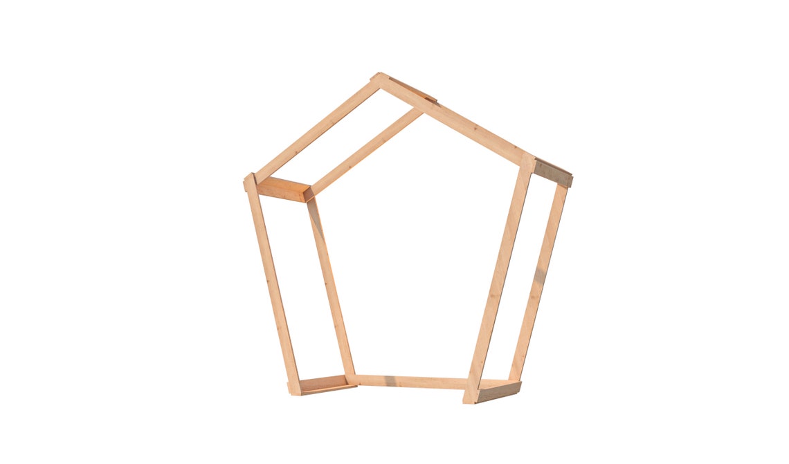 DIY Pentagon Frame Wedding Arch Plans for Wedding Decoration (PDF ...