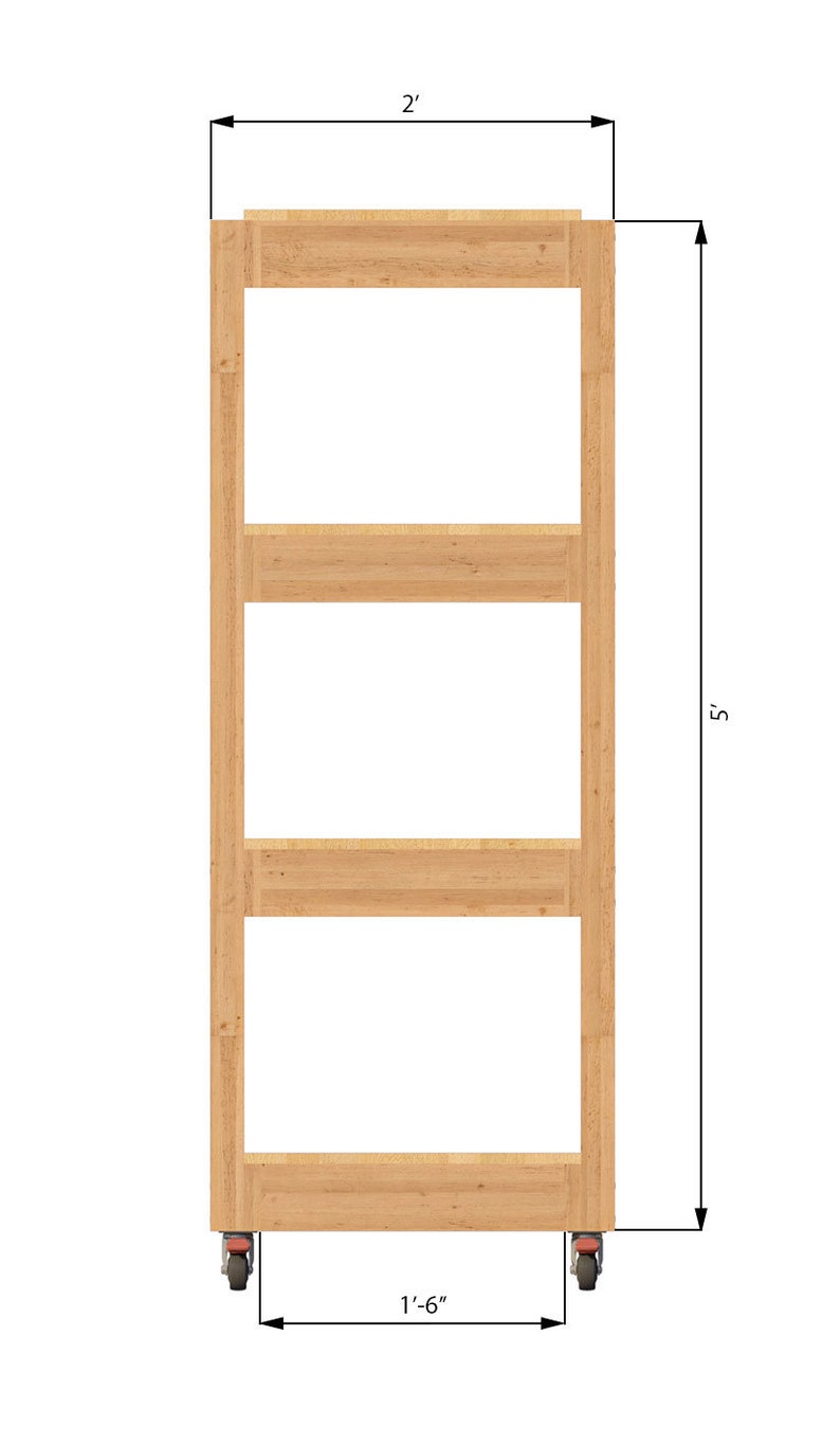 2x4 Movable Garage Shelves Plans PDF - Etsy