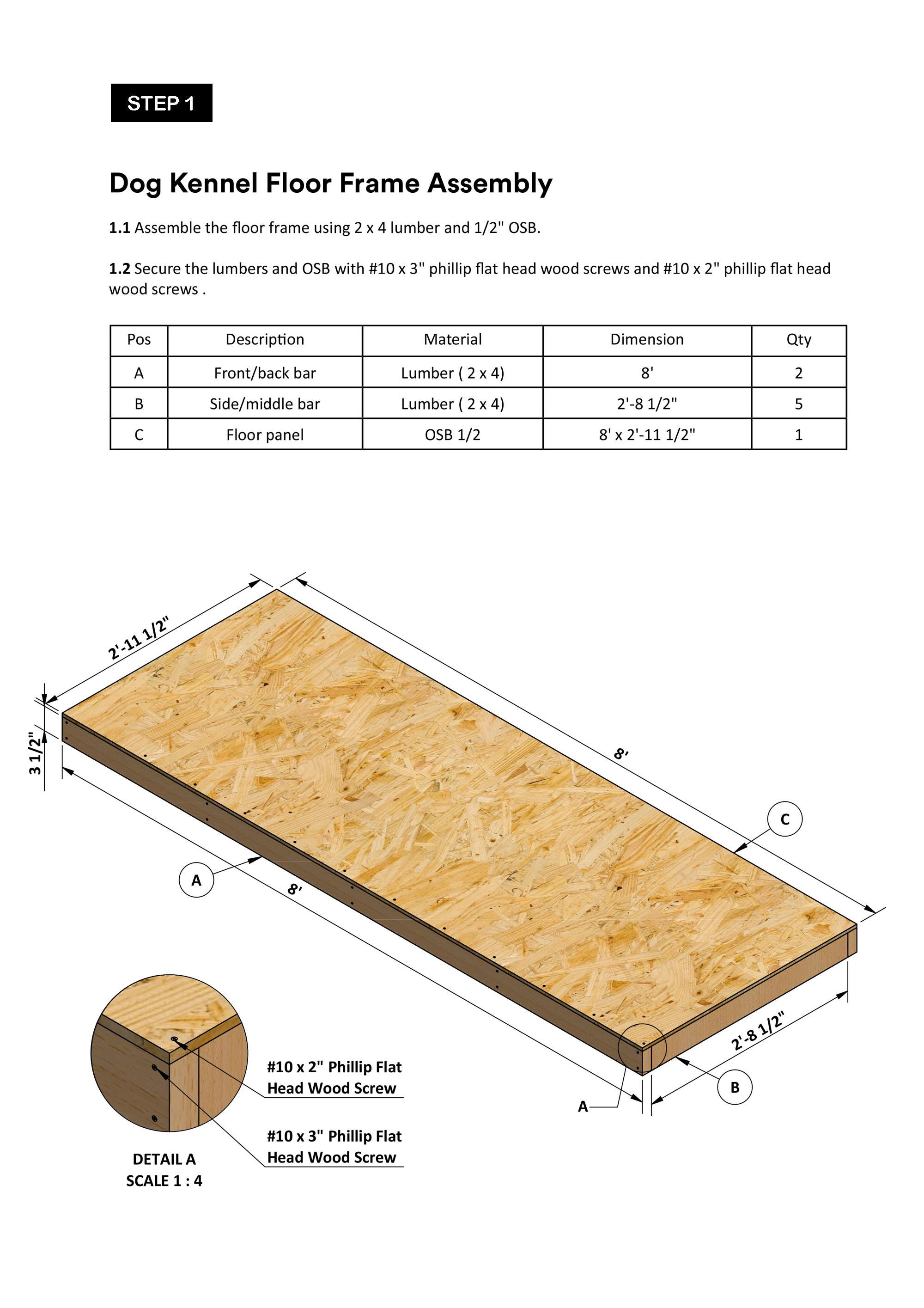 Triple Dog Crate Plans With TV Stand – Modern Wooden Kennel for 3 Dogs ...