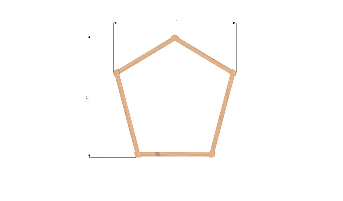 DIY Pentagon Frame Wedding Arch Plans for Wedding Decoration PDF ...