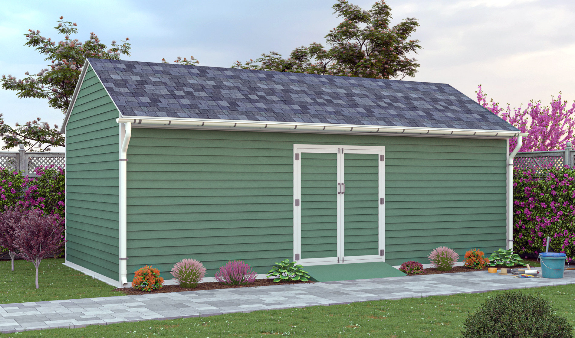 Shed Plans 12x24 Gable Storage Shed PDF - Etsy