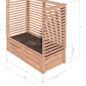 DIY Raised Garden Bed Plans With Trellis 3x6 (PDF) - Etsy