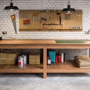 10x3 DIY Heavy Duty Workbench Plans Digital PDF Download - Etsy