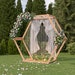 DIY Hexagon Frame Wedding Arch Plans for Wedding Decoration (PDF ...