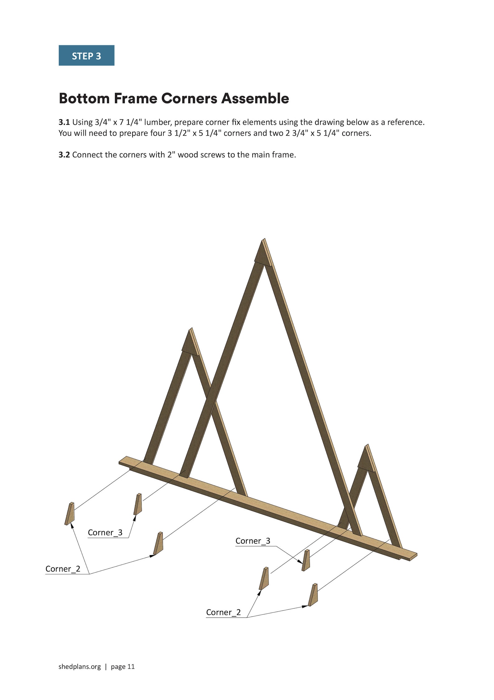 DIY Triple Triangle Frame Wedding Arch Plans (PDF Instructions) - Etsy