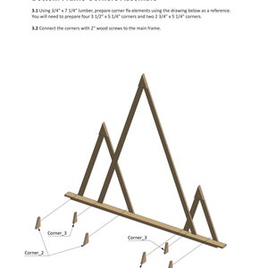 DIY Triple Triangle Frame Wedding Arch Plans (PDF Instructions) - Etsy