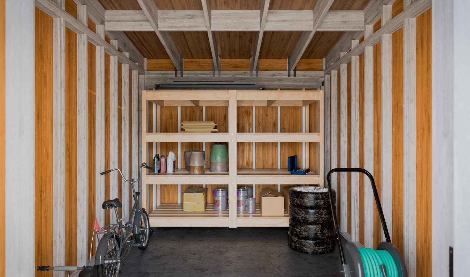 20x30 Two-car Carport With Storage Shed Plans - Etsy